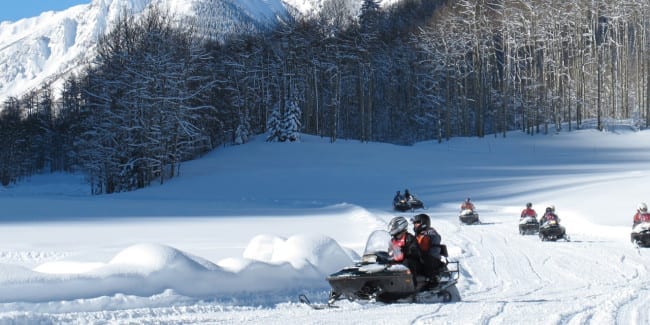 T-Lazy-7 Ranch Snowmobiling: Splendor in the Snow | Snowmobile tours in ...