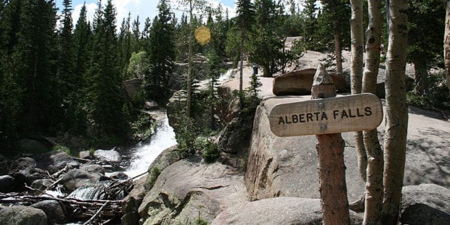 Alberta Falls - Estes Park, CO | Hike-To Waterfall in Rocky Mountain ...
