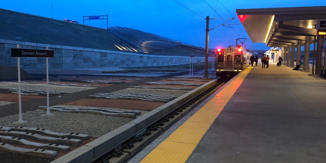 How to Ride the Denver Airport Train - A Line from Downtown to D.I.A ...