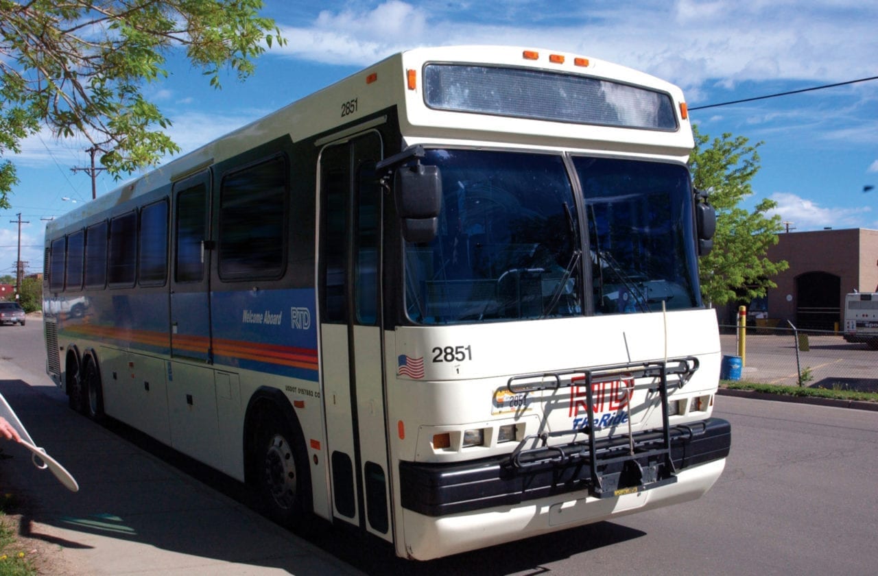 RTD Bus System - Denver, CO | Public Transportation for Metro, Front ...
