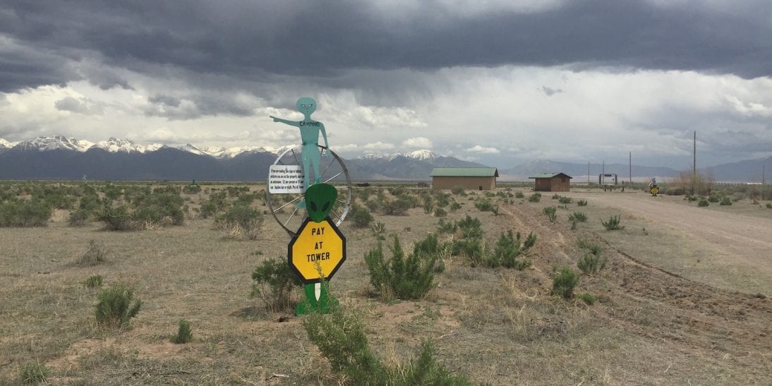 UFO Watchtower - Center, CO | Alien Landmark in San Luis Valley ...