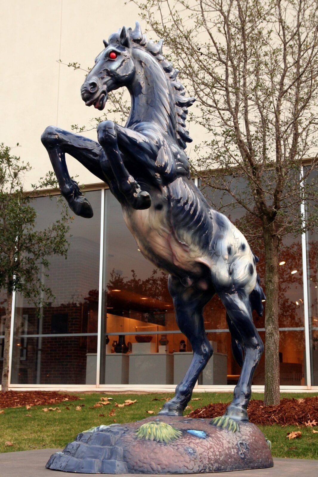 Blucifer: The Story of the Deadly ‘Blue Mustang’ Sculpture from Luis ...