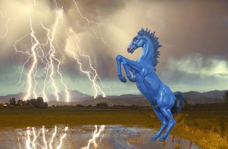 Blucifer: The Story of the Deadly ‘Blue Mustang’ Sculpture from Luis ...