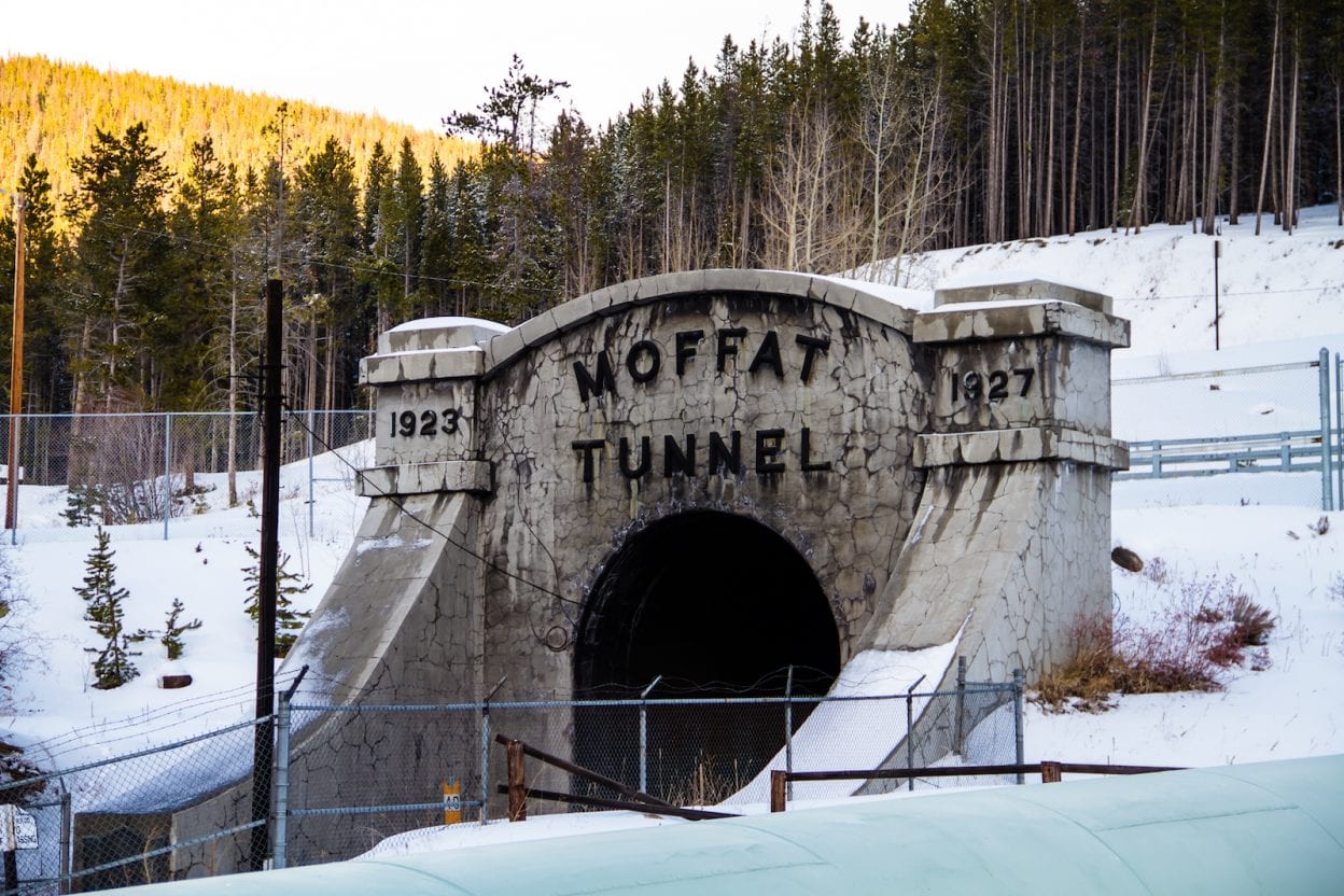 Moffat Tunnel - Rollinsville-Winter Park, CO | Amtrak Railroad Train Tunnel - Uncover Colorado