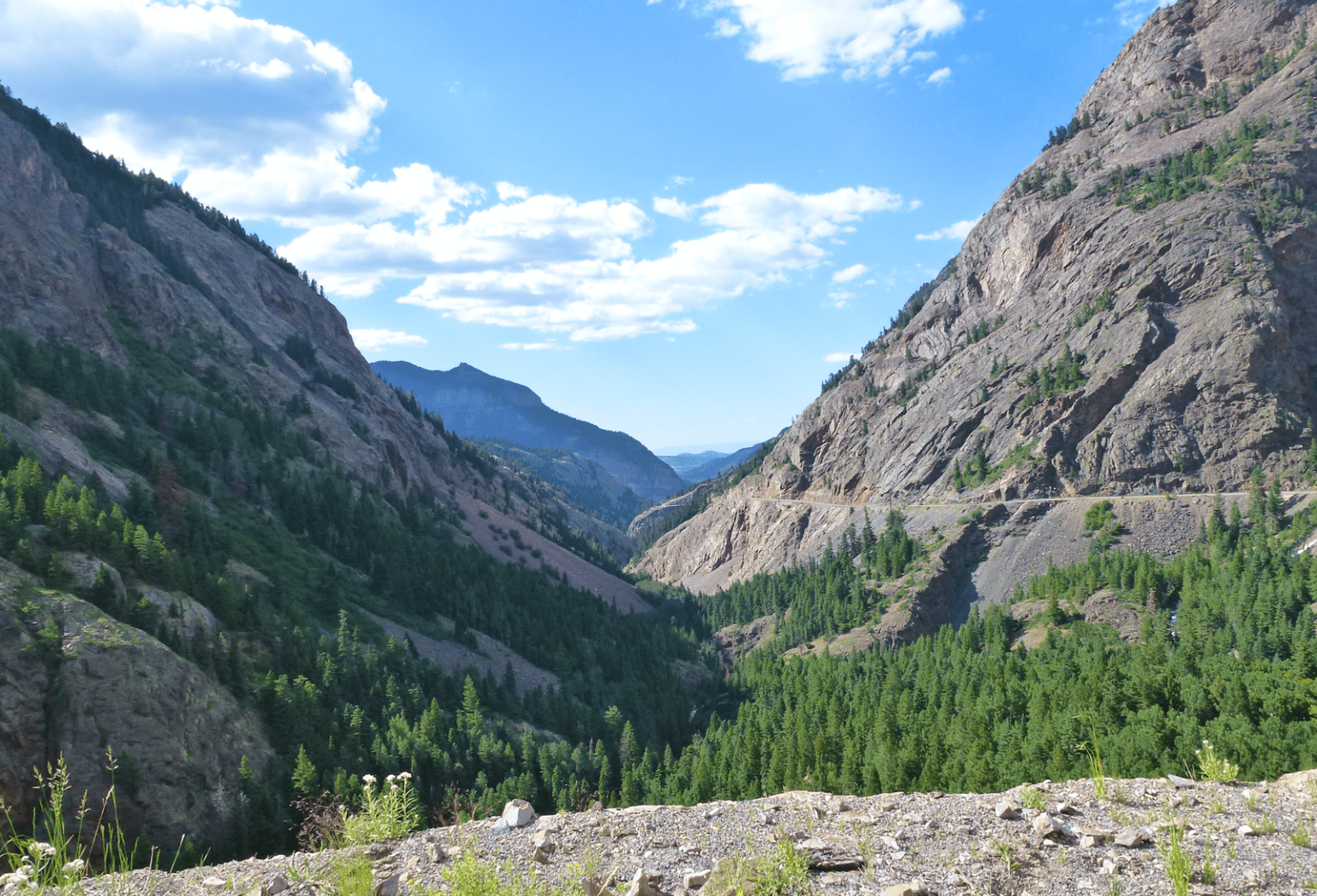 Red Mountain Pass - Ouray-Silverton, CO | U.S. Highway 550 on Million ...