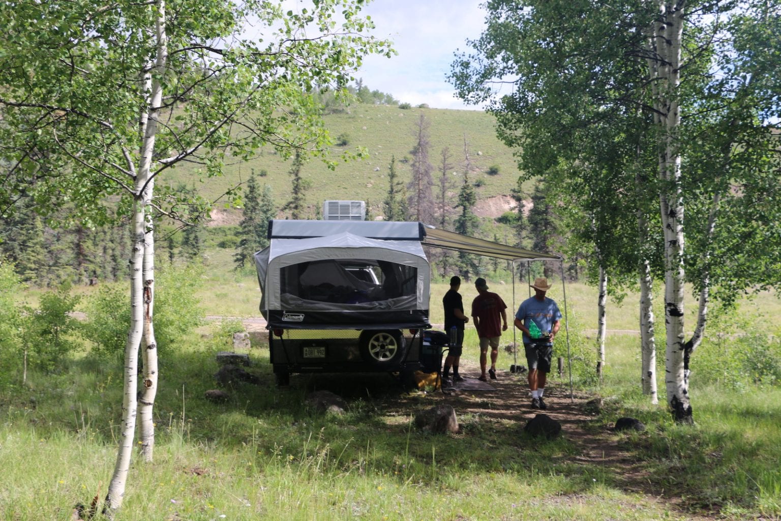 Camping near Lake City, Colorado along the Silver Thread Byway ...