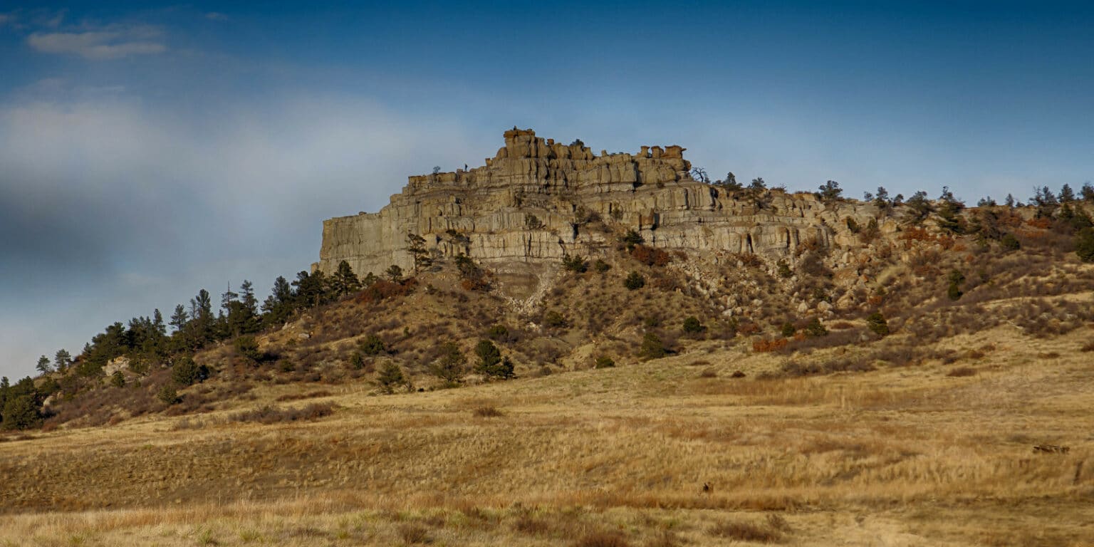 Hiking by Pulpit Rock at Austin Bluffs Open Space in Colorado Springs ...