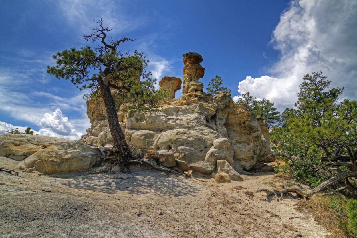 Hiking by Pulpit Rock at Austin Bluffs Open Space in Colorado Springs ...